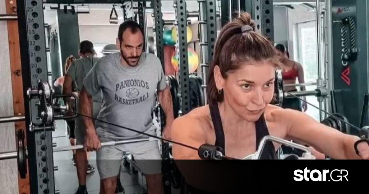 Βαλέρια Κουρούπη: Στο γυμναστήριο με τον σύντροφό της, Μάριο ...